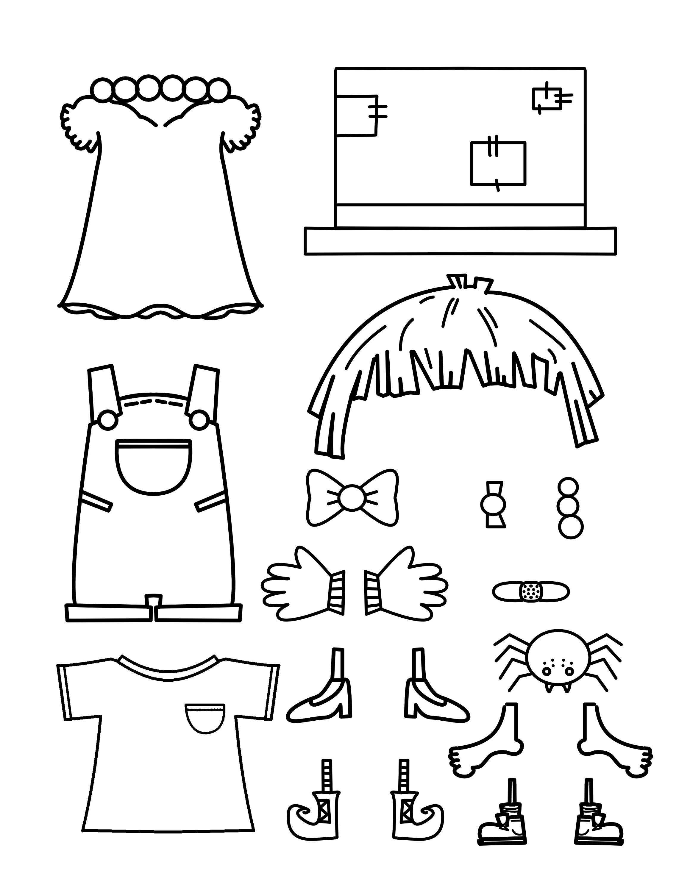 Printable Scarecrow Coloring Craft: Fall DIY Activity (digital Download ...