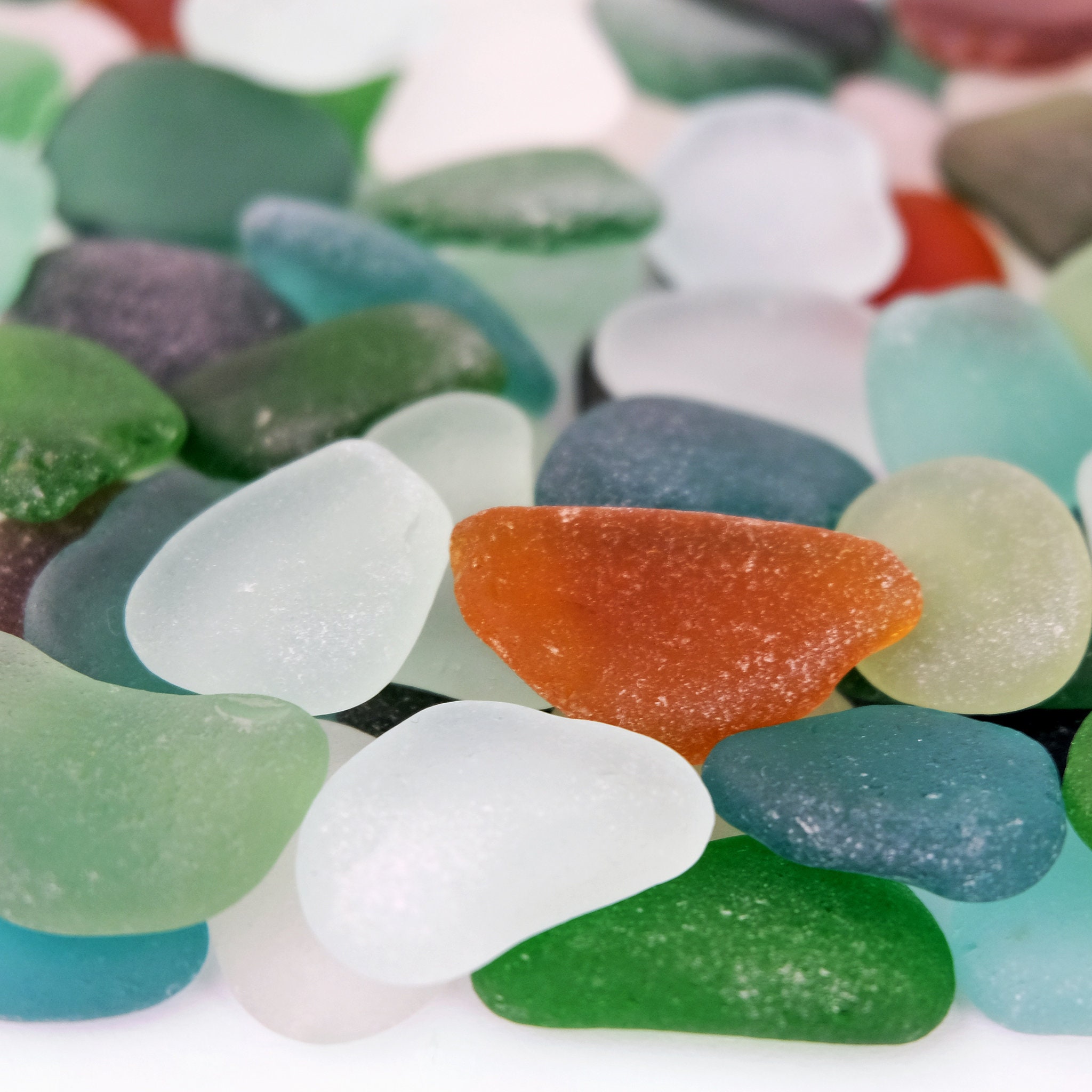 Genuine Sea Glass Decor, Multicolor Seaglass Mix, Beach Glass, Sea ...