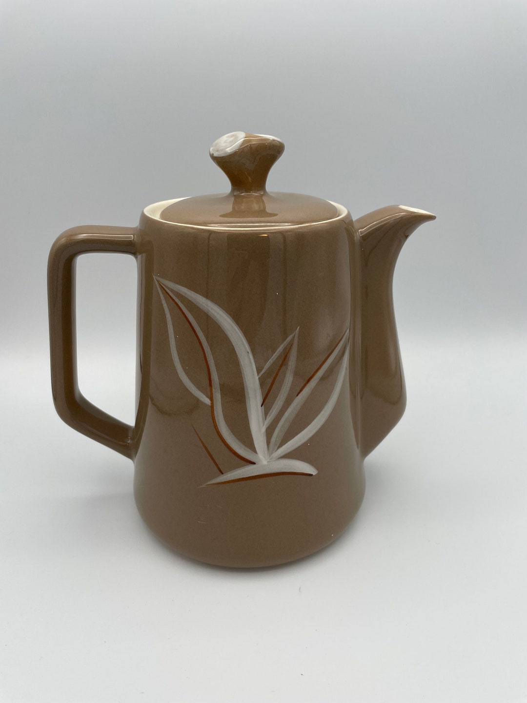 Vintage Winfield Fine Porcelain China Desert Dawn Design Pitcher Teapot ...