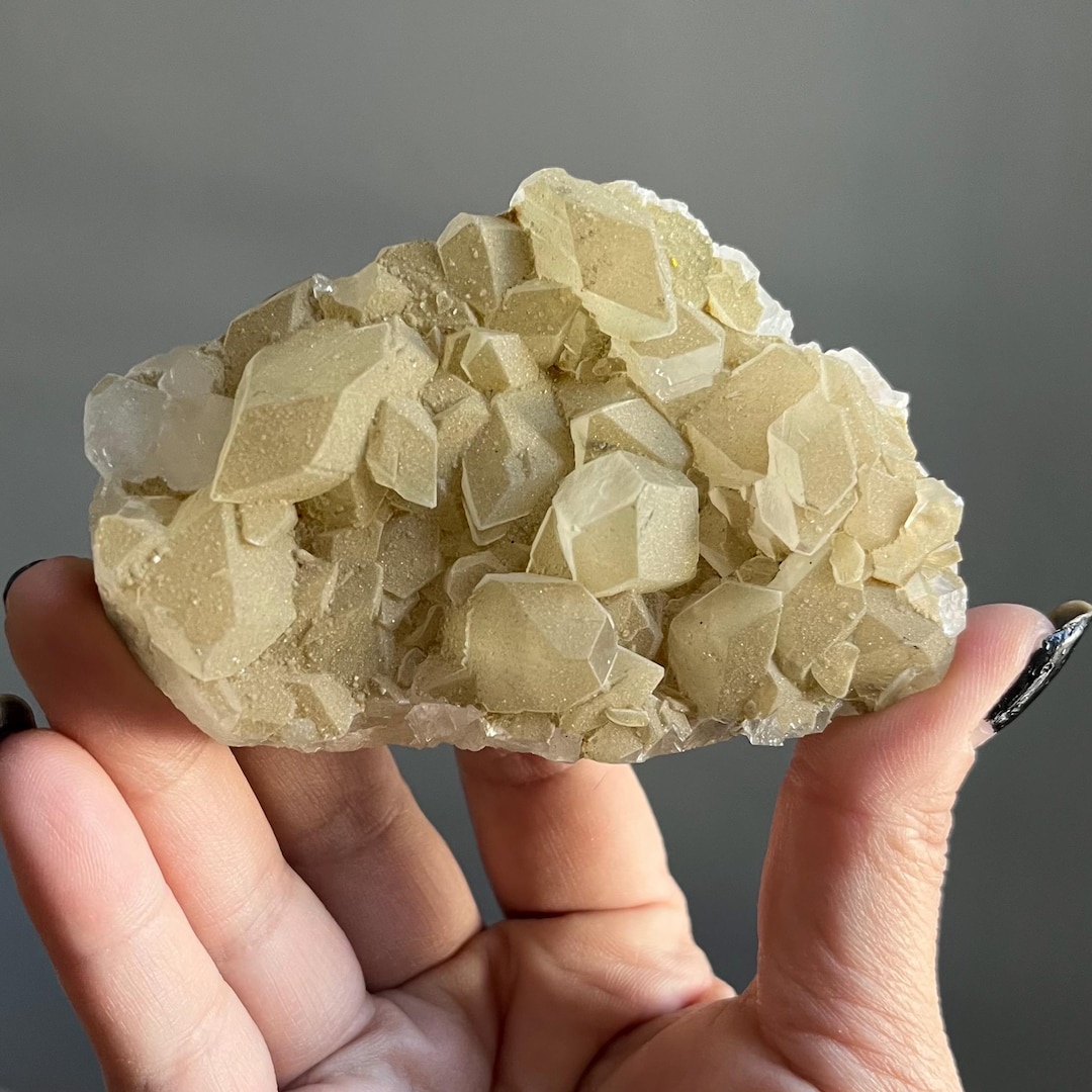Green Apophyllite Cluster | Rare Zeolite Crystal Specimen From India ...