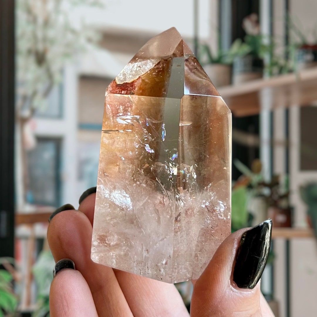Super Seven Dreamcoat Lemurian Dow Quartz Master Crystal in Natural ...