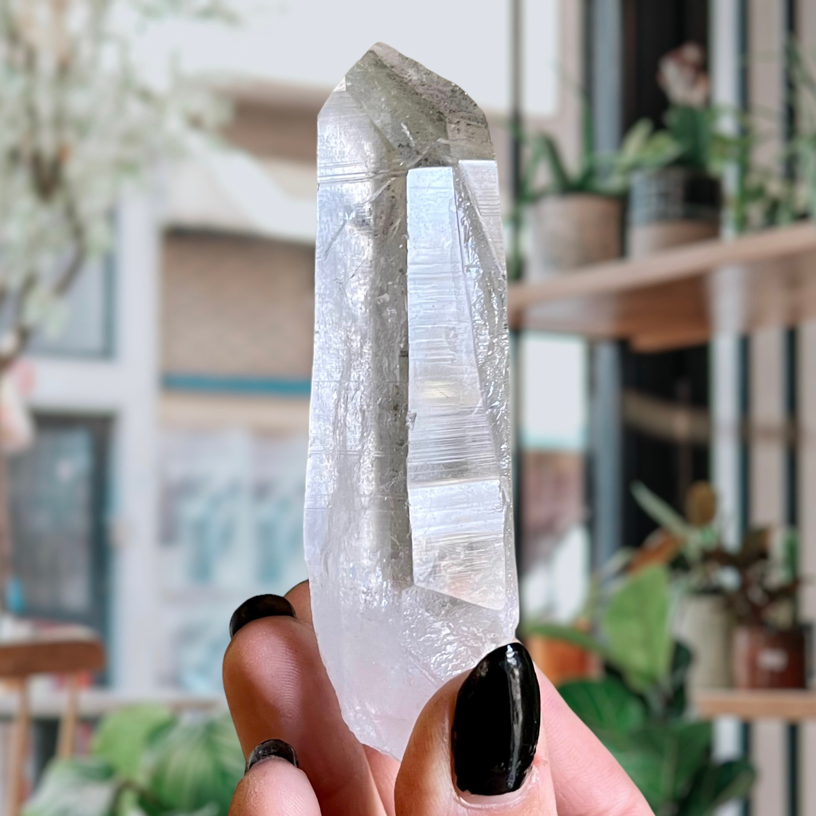 Lightning Strike Phantom Lemurian Seed Quartz Crystal | Diamantina ...