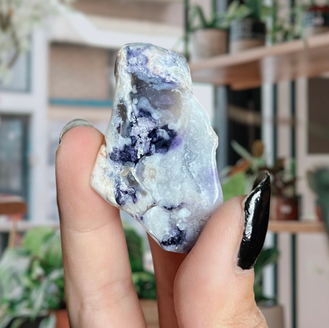 Violet Flame Morado Opal Slab Opalized Fluorite Purple - Etsy