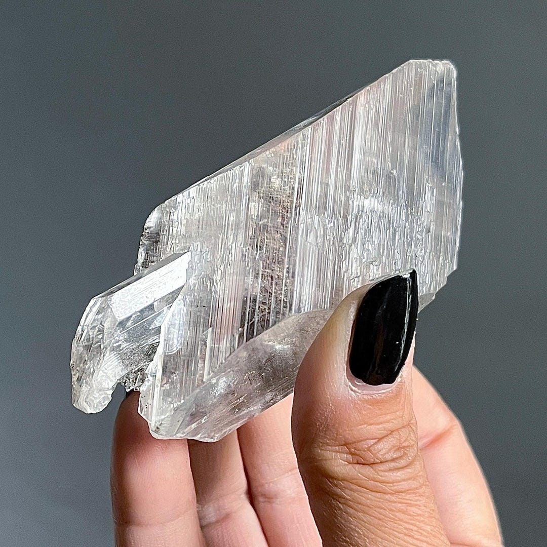 Wild Naica Selenite + Rare Inclusions | High Vibration Gypsum Selenite ...