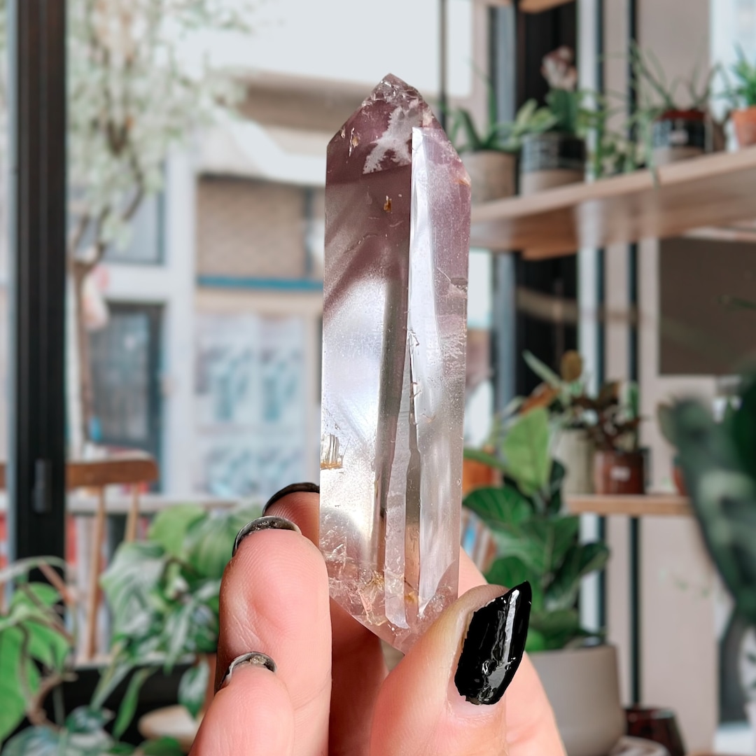 Manifestation Pink Lithium Angel Phantom Quartz Crystal Point Rare Find ...