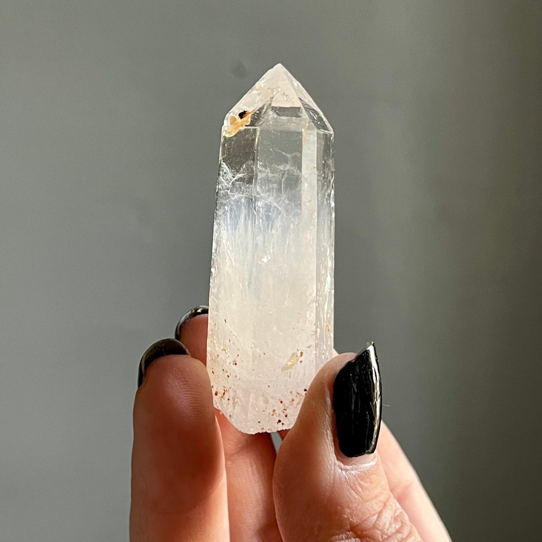 Rare Blue Smoke Lemurian Quartz Record Keeper Cookeite Lithium Quartz ...