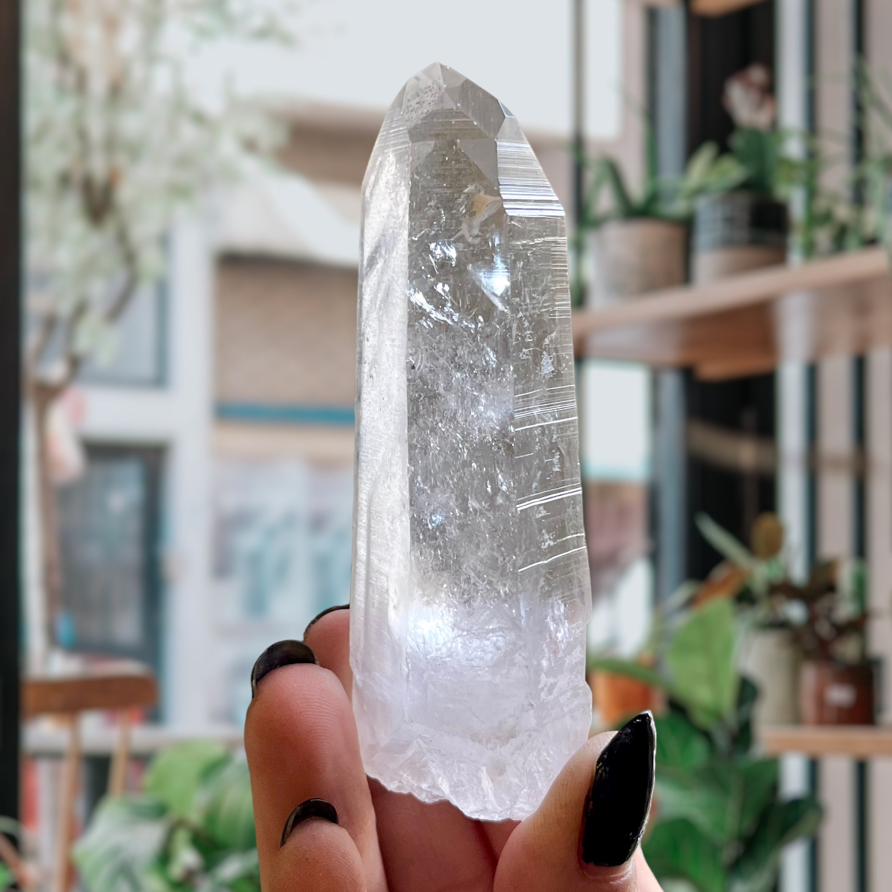 Lightning Strike Phantom Lemurian Seed Quartz Crystal | Diamantina ...