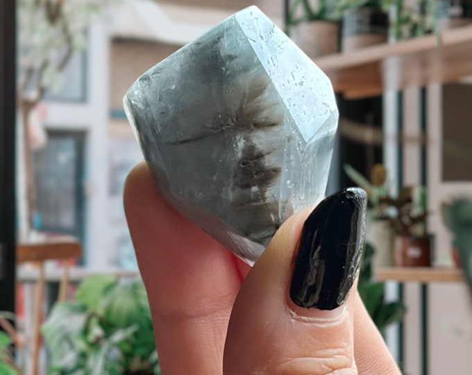 Rare Blue Tara Quartz Crystal Freeform Indicolite Blue Tourmaline W ...