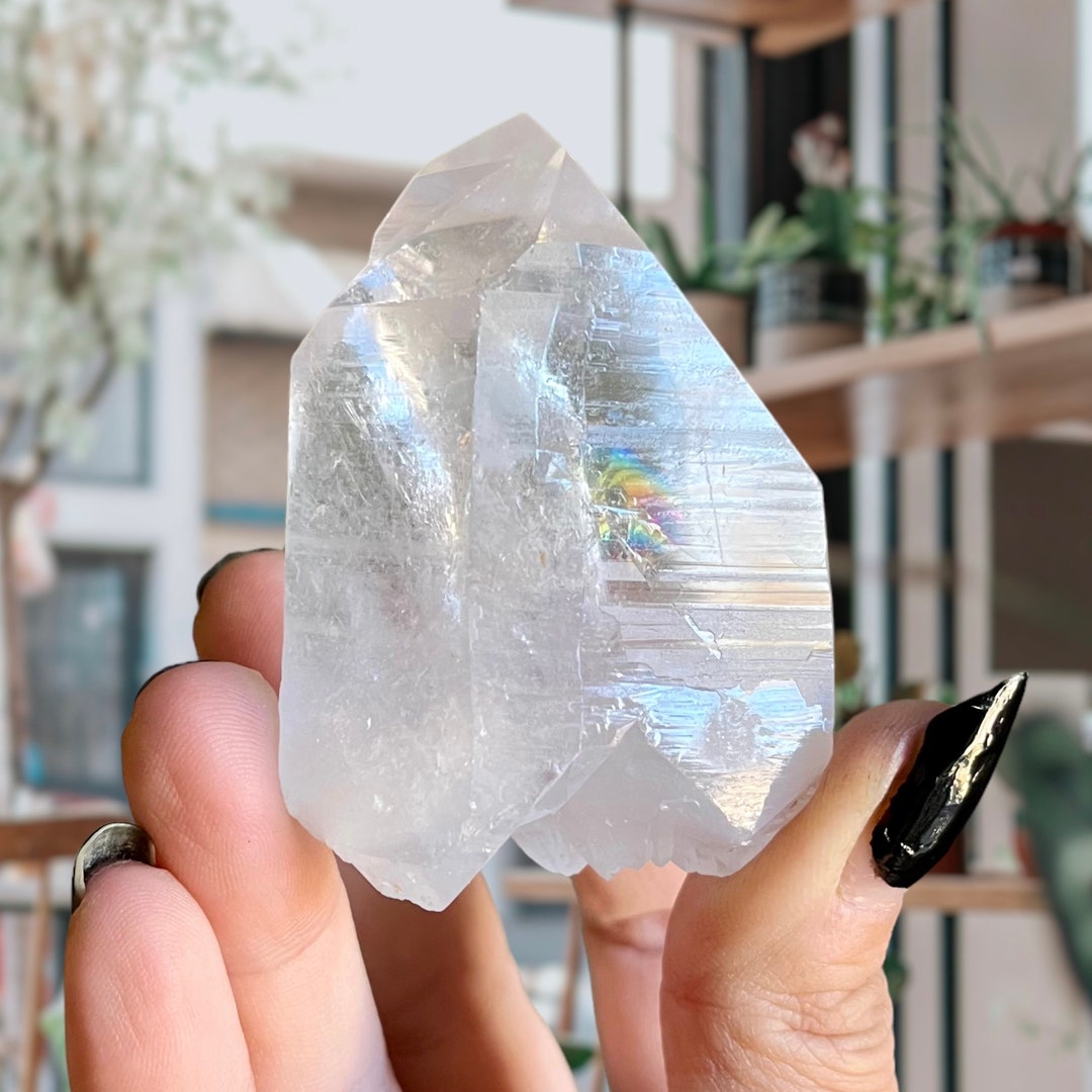 Rare Lightning Strike Lemurian Seed Quartz Record Keeper DT Twin Flame ...