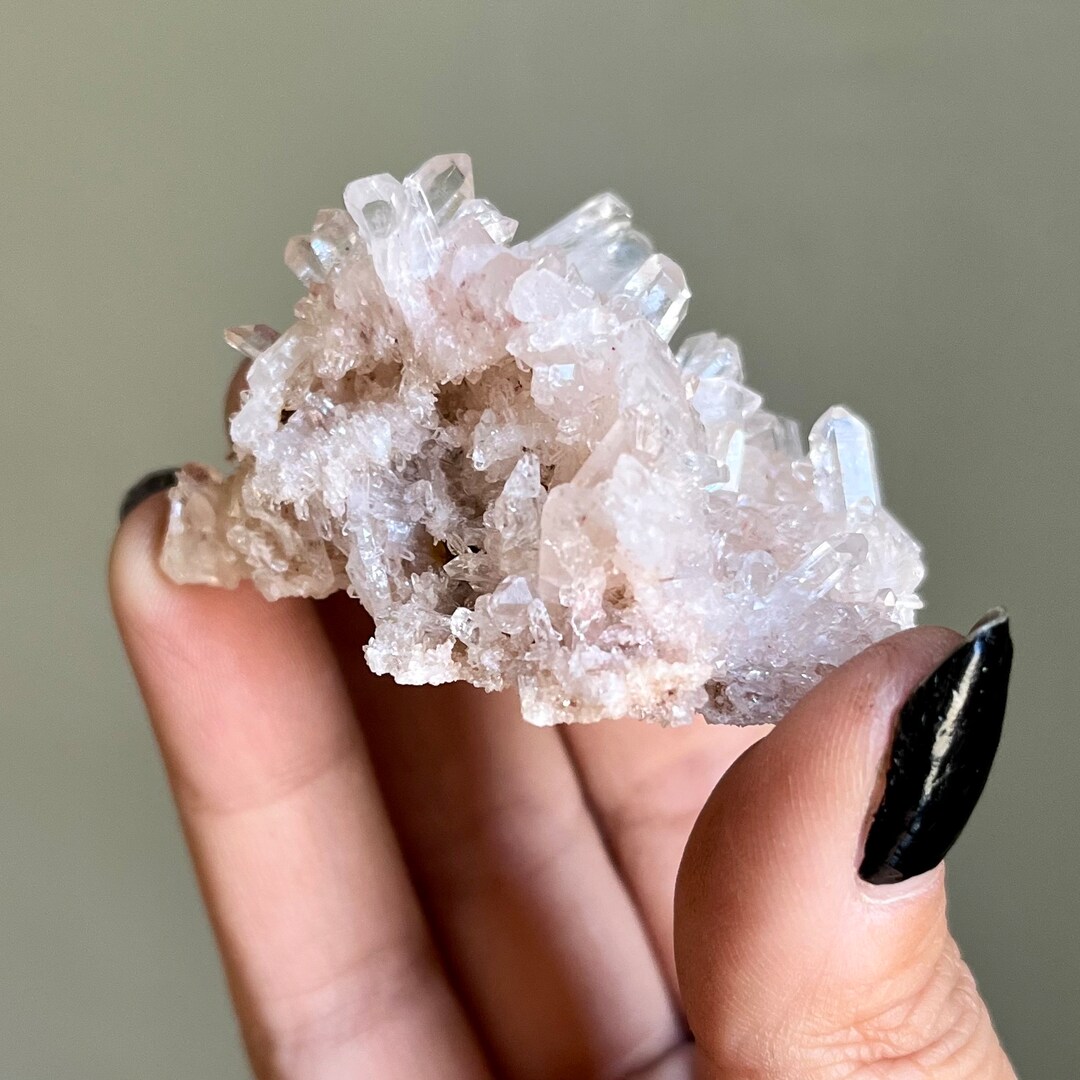 Sacred Pink Lithium Quartz | AAA Pink Lemurian Seed Quartz Cluster ...