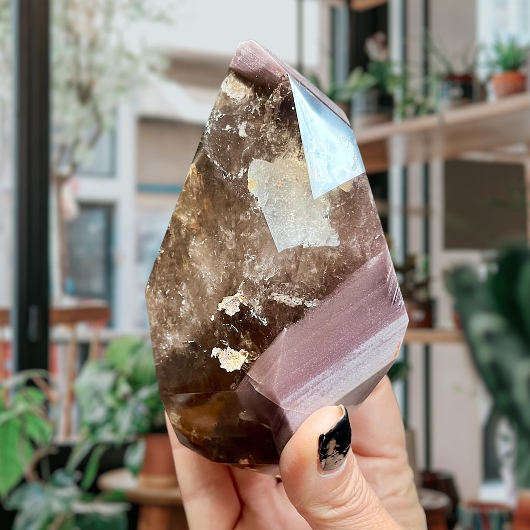 RARE Pink Lithium Citrine Freeform Phantom Lithium Quartz Manifestation ...