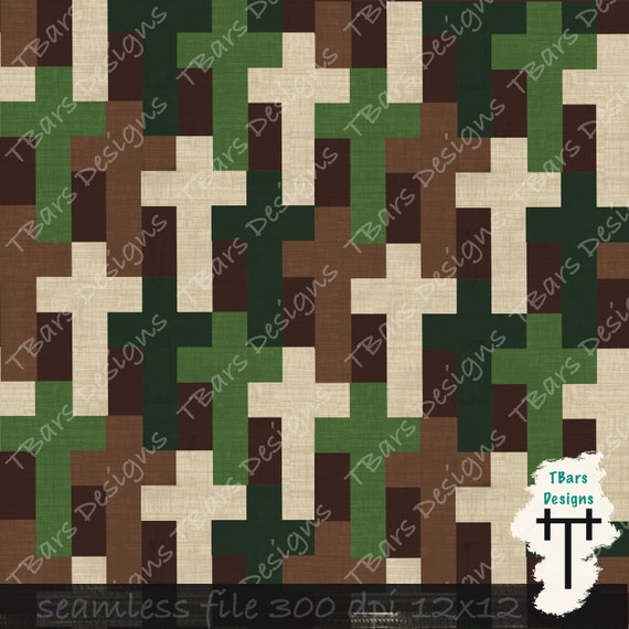 Religious Seamless Camo Crosses Seamless - Etsy