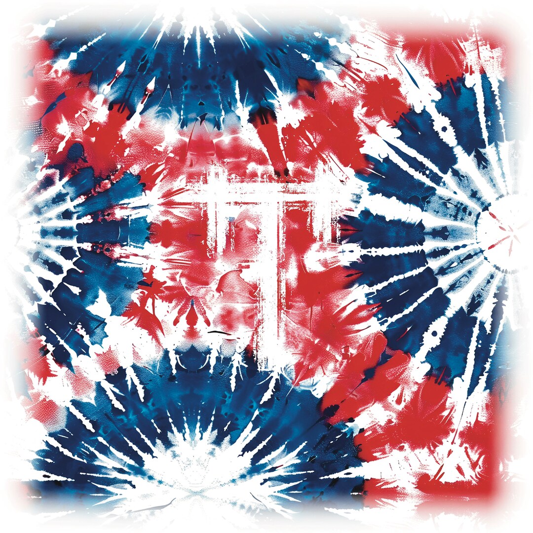 Red, White and Blue Tie Dye Seamless, Patriotic Seamless - Etsy