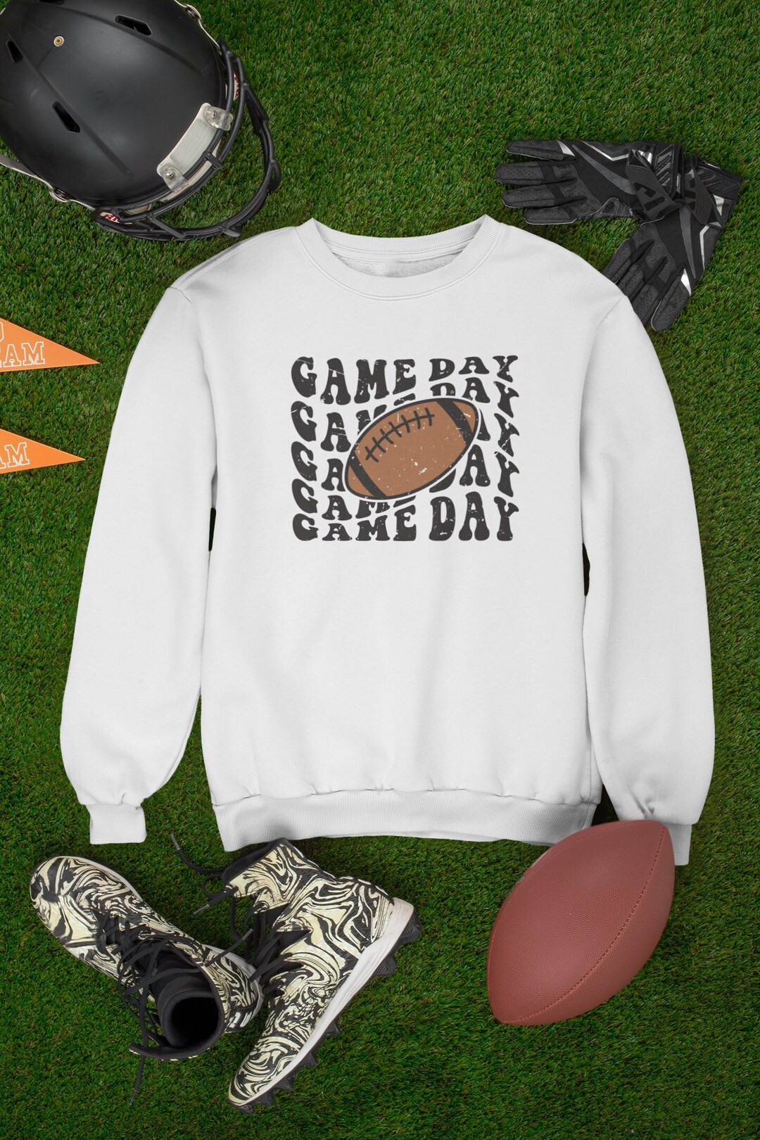 Game Day Football Super Bowl Sweater Sweatshirt - Etsy