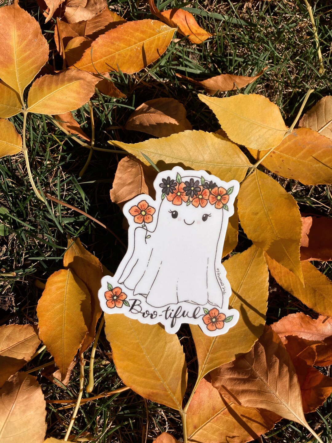 Ghost Girl Sticker - Etsy