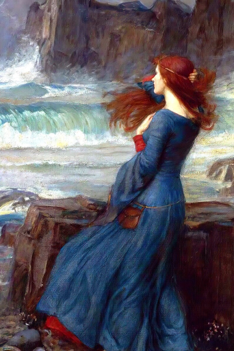 Miranda-the Tempest 1916 John William Waterhouse Digital - Etsy