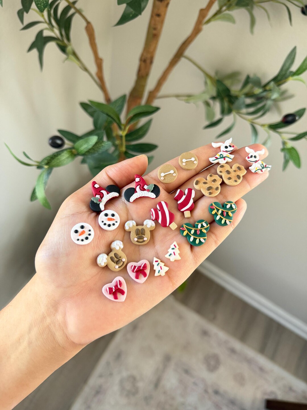 Christmas Clay Studs: Magic Inspired for Theme Park - Etsy