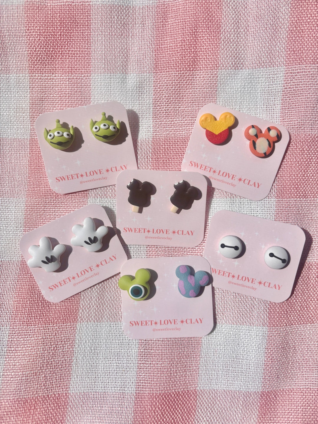 Magical Mouse Clay Studs: Character Inspired Earrings - Etsy