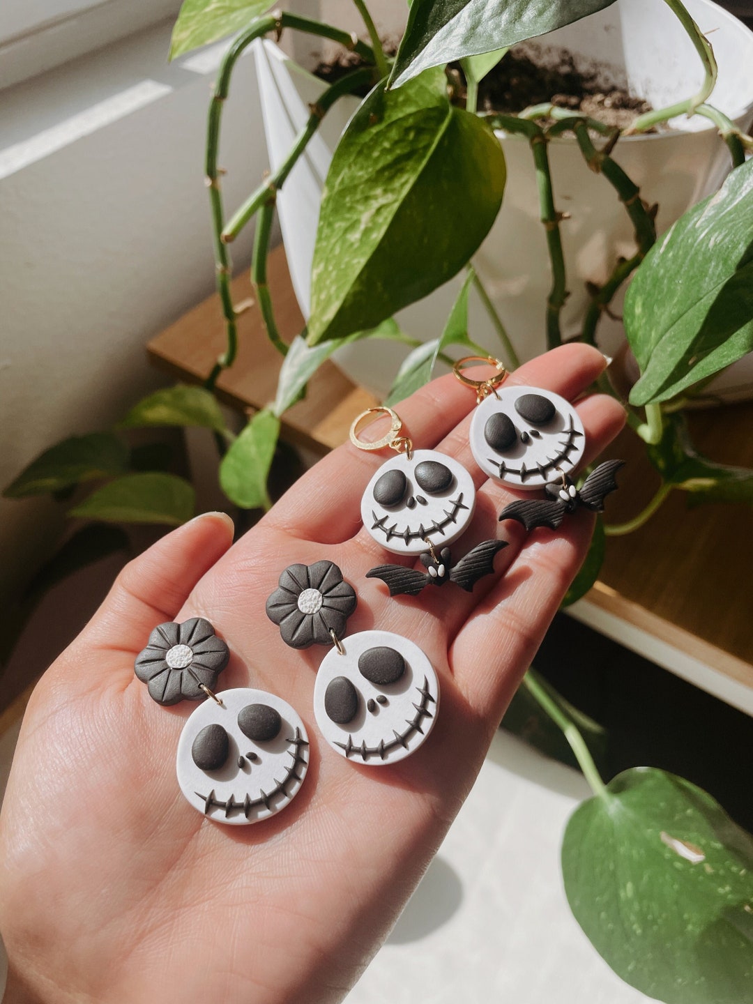 Jack Skellington Polymer Clay Earrings Nightmare Before Christmas ...