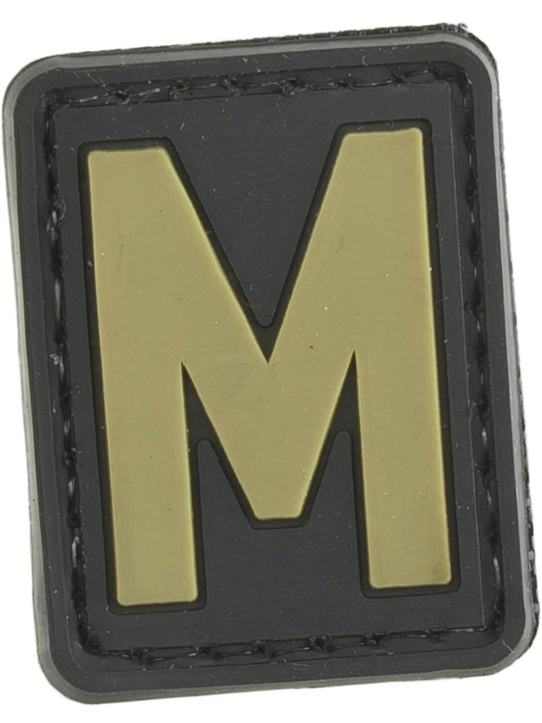 Patchmate Tactical PVC Rubber Letter Patch - Letter ‘M’ - 1.3x1 Inch ...