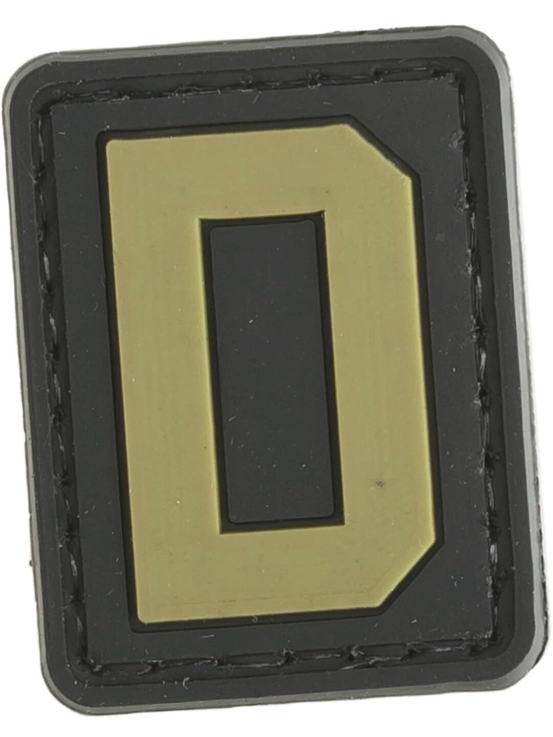 Patchmate Tactical PVC Rubber Letter Patch - Letter ‘D’ - 1.3x1 Inch ...