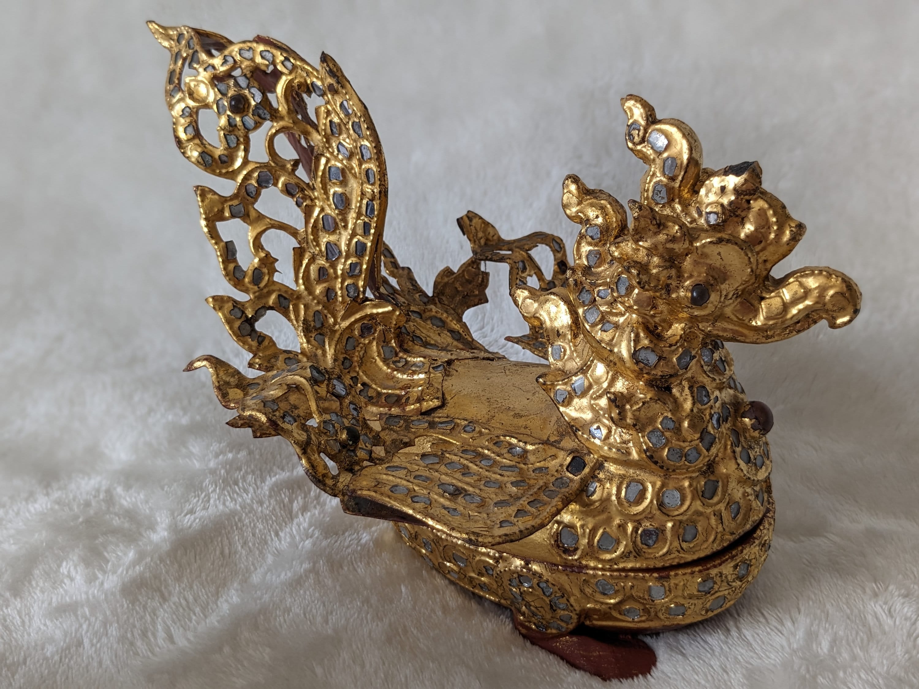 Burmese Hintha Bird-shaped Betel Gold Lacquered Box - Etsy