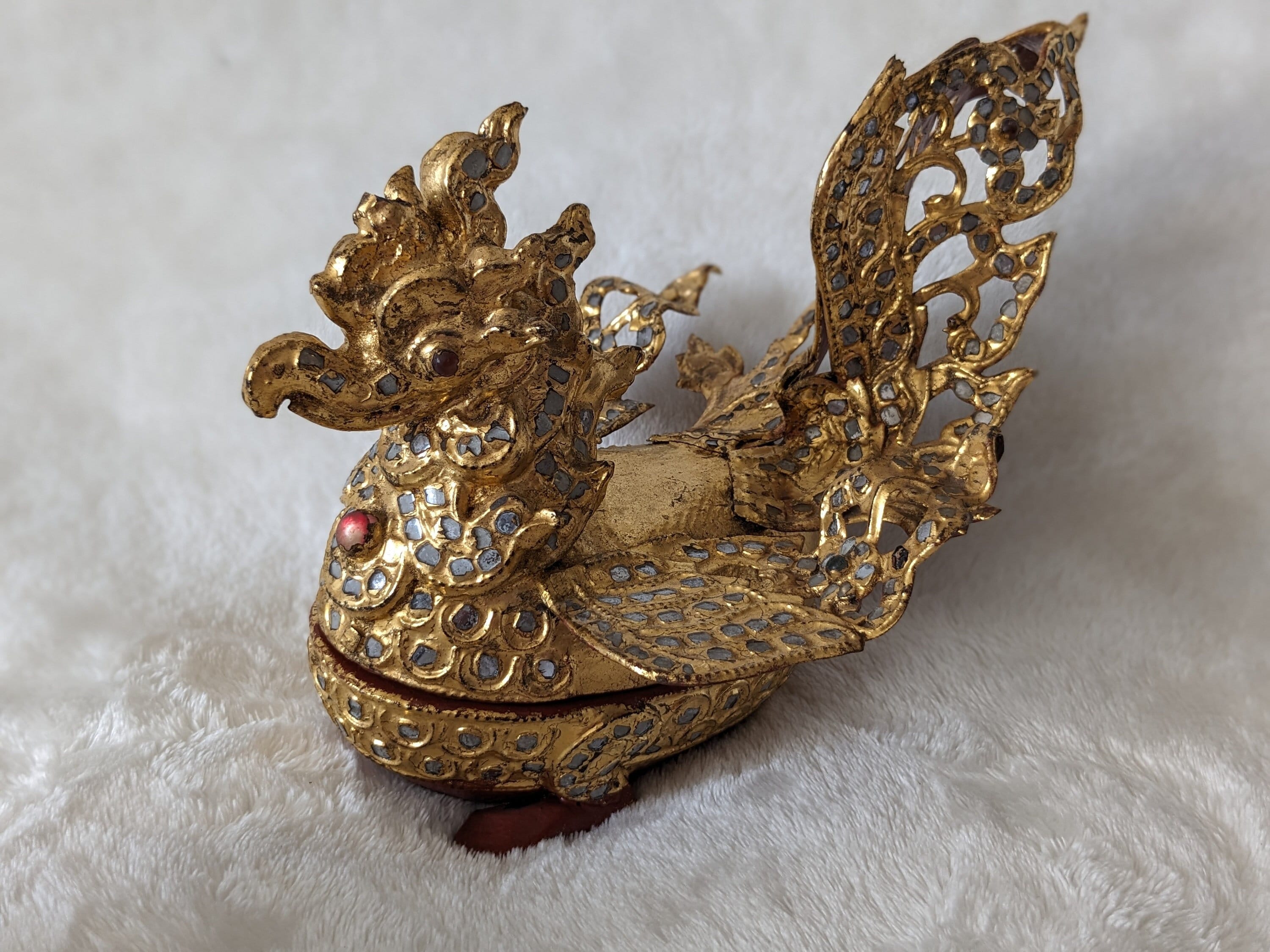 Burmese Hintha Bird-shaped Betel Gold Lacquered Box - Etsy