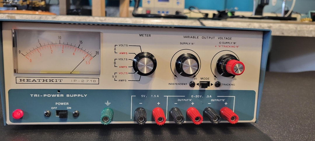 Legendary Heathkit Model IP-2718 Triple Output Bench Power Supply - Etsy