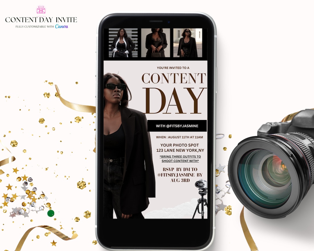 UGC Invitation, Influencer Media Invite, Youtuber UGC Content Creation ...