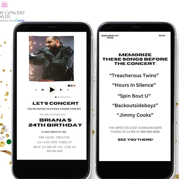 Album Cover Invitation - Etsy