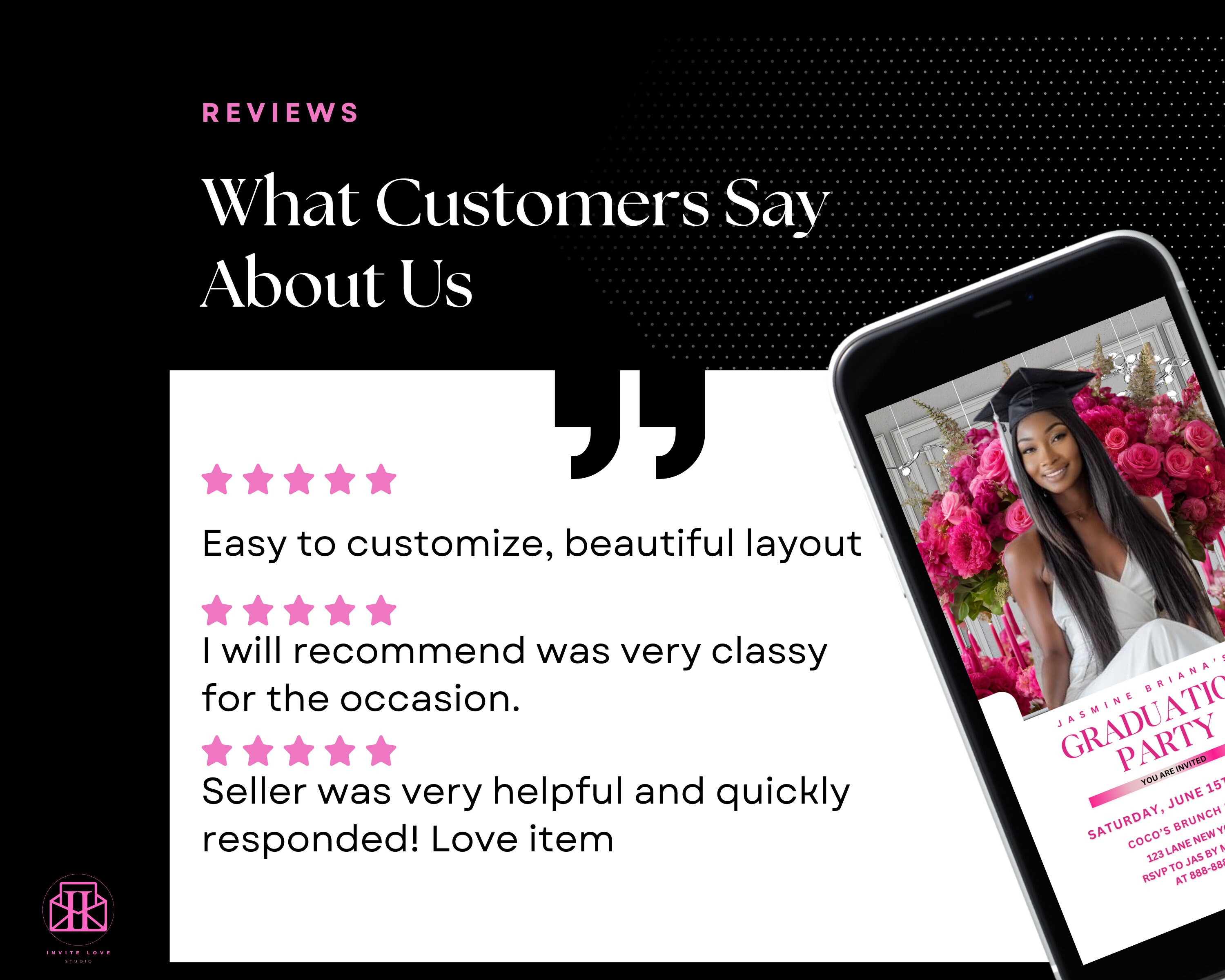 White Pink Graduation Party Invitation, Digital Pink Floral Nursing ...