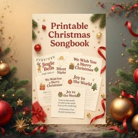 Christmas Carols: Sing-along Printable ( Instant Download) - Etsy