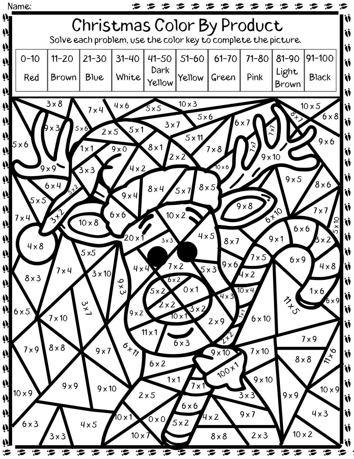 Christmas Multiplication Worksheets – Printable Math Pack for Kids ...