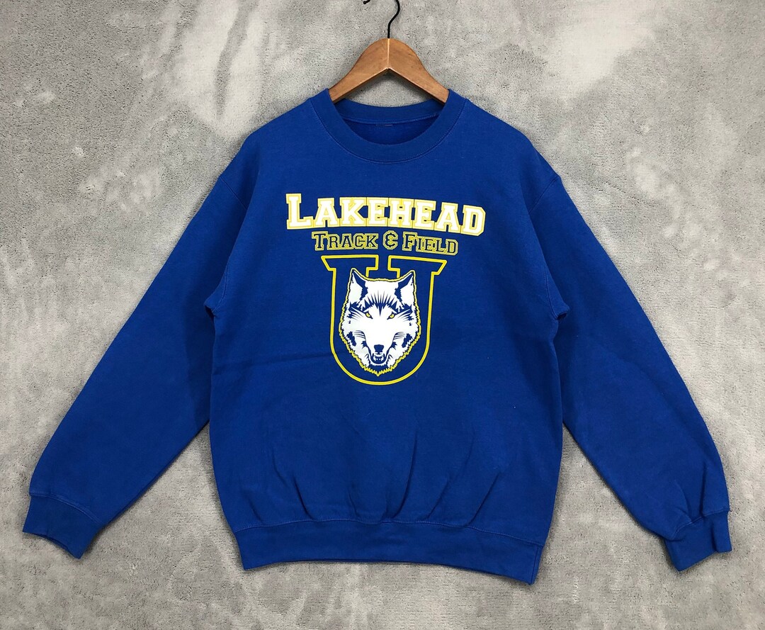 Vintage Lakehead University Sweatshirt Lakehead Track & Field Crewneck ...