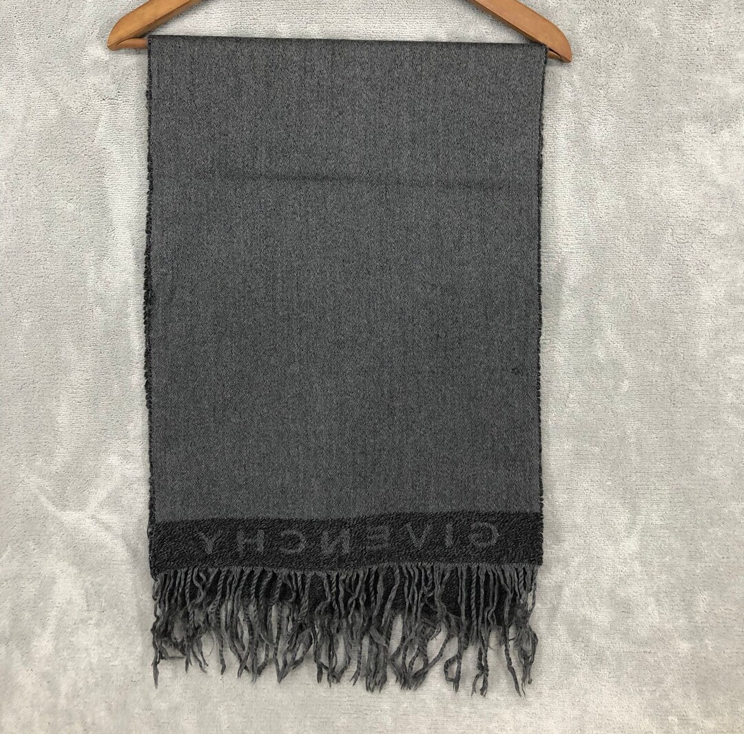 Vintage Givenchy Paris Scarf Muffler Neck Scarf Neck Warmer Designer Luxury Scarves Gifts Men ...