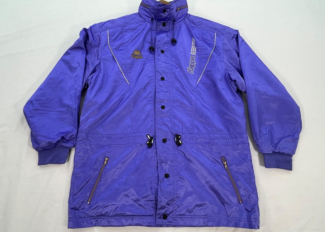 Vintage Kappa Blue Jacket Kappa Sports Windbreaker Kappa Zipper Button ...