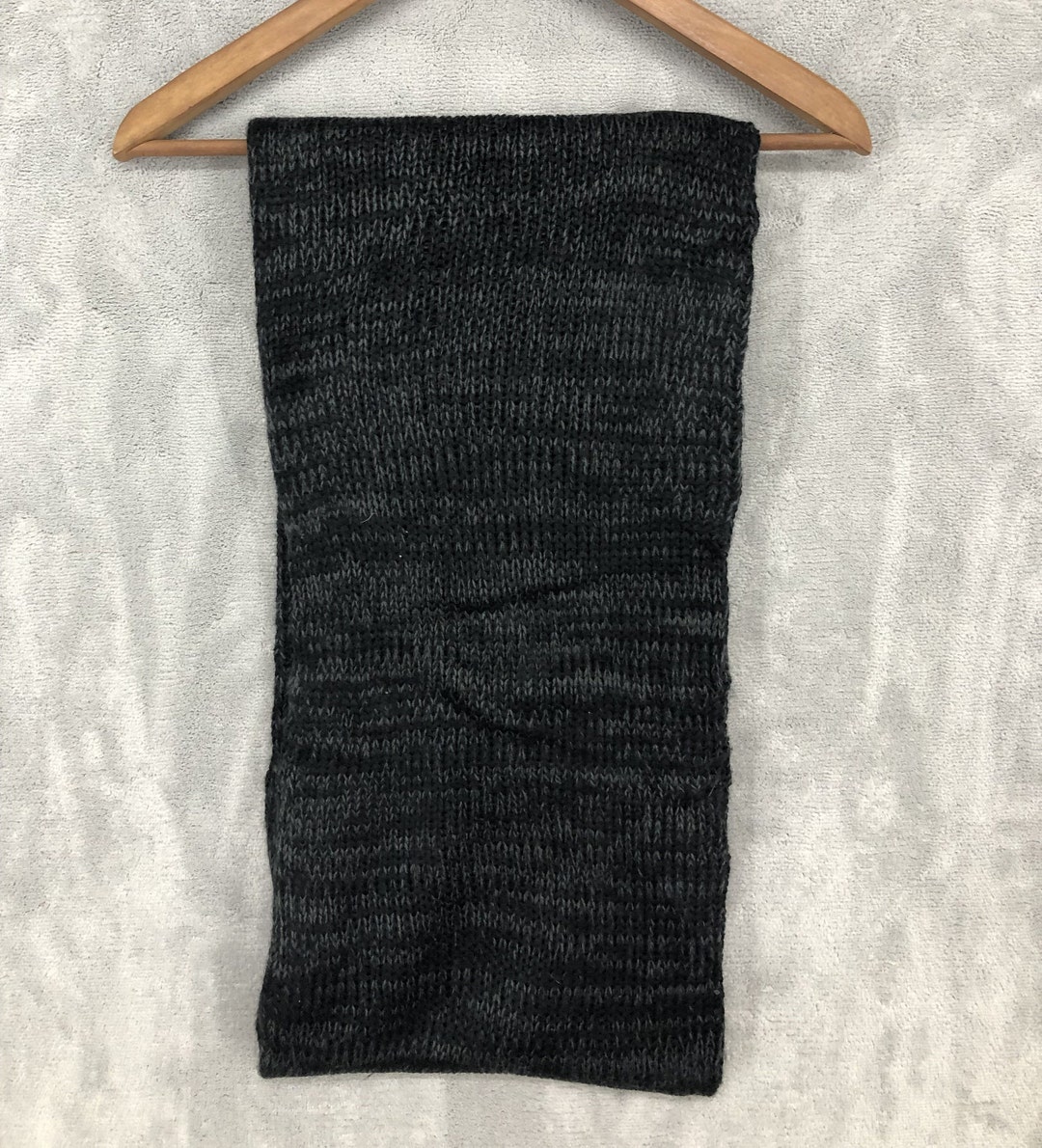 Beams Black Scarf Muffler Neck Warmer Neck Scarf Japanese Brand Winter ...