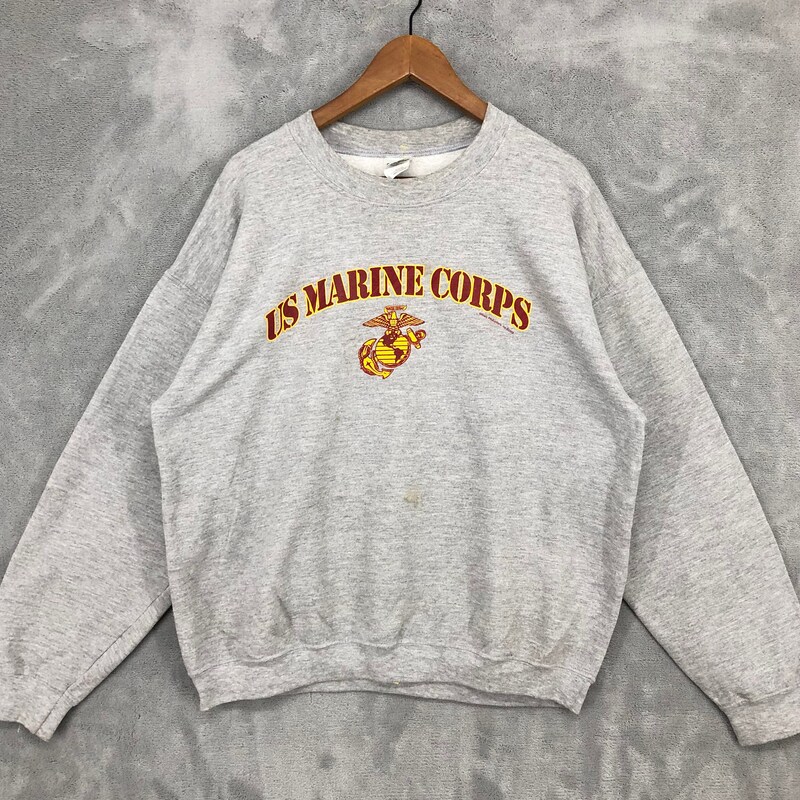 Usmc Sweatshirt - Etsy