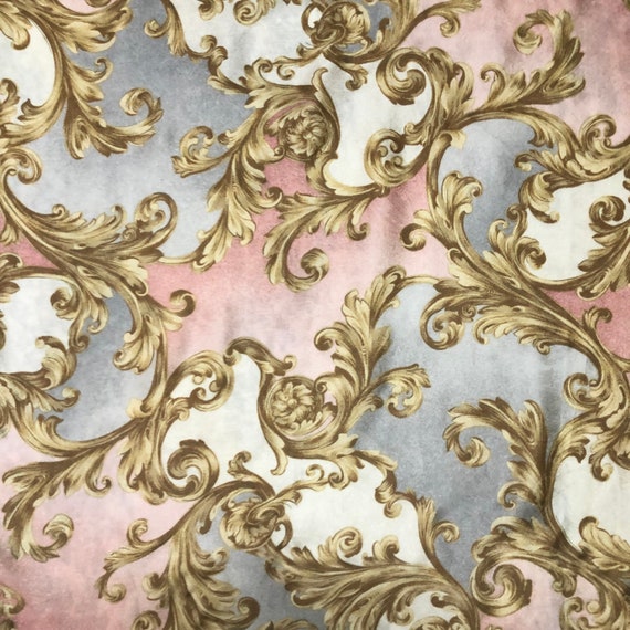 Vintage Lancetti Silk Scarf Neck Scarf Head wear Wrap… - Gem
