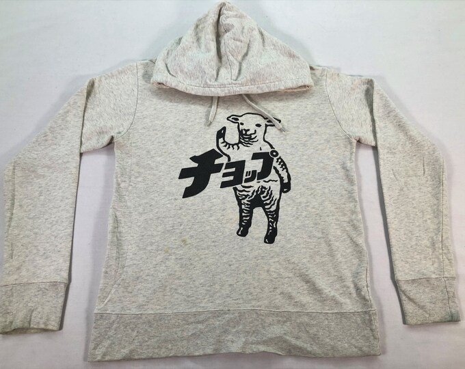 Japanese Brand GRANIPH Sheep Graphic Hoodie,animal Logo Sweatshirt ...