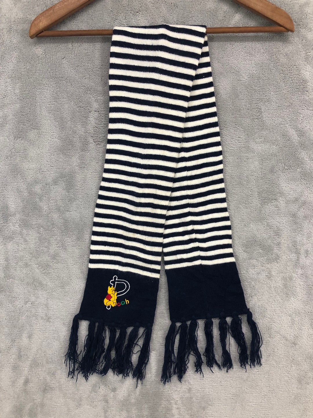 Winnie the Pooh Kids Wool Scarf Muffler Pooh Bear Neck Scarves Neck ...
