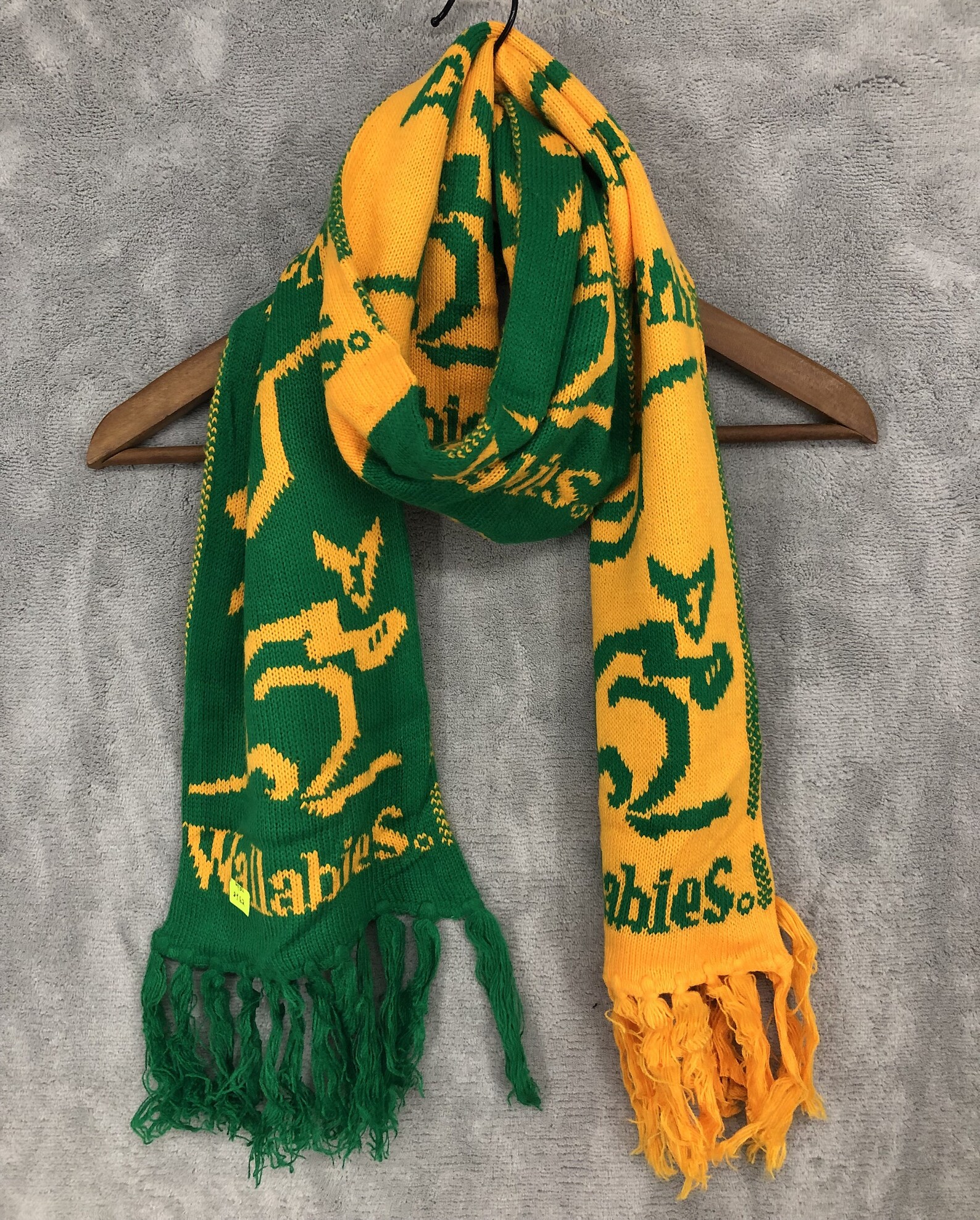 Vintage Wallabies Australia Rugby Team Scarf Muffler Sport Scarf ...