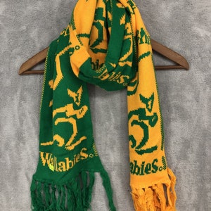 Vintage Wallabies Australia Rugby Team Scarf Muffler Sport Scarf ...