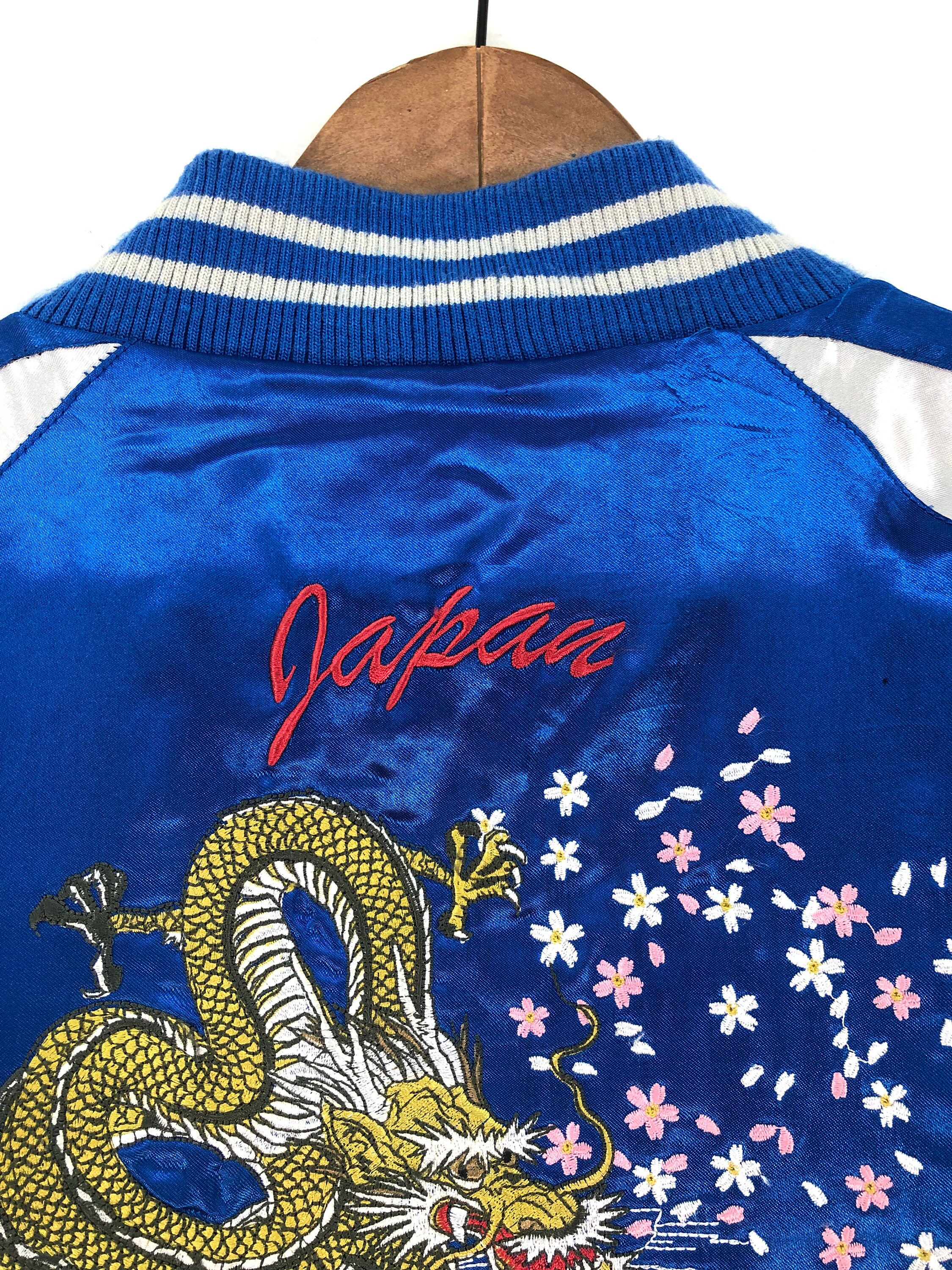 Vintage Sukajan Dragon Koi Fish Motif Embroidered Women - Etsy