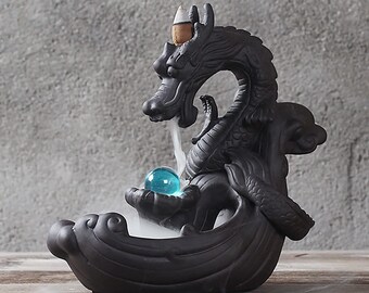 Incense Waterfall Dragon - Etsy