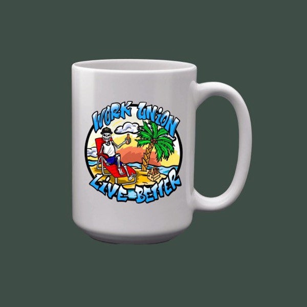 Live Better Work Union Stickers - Etsy