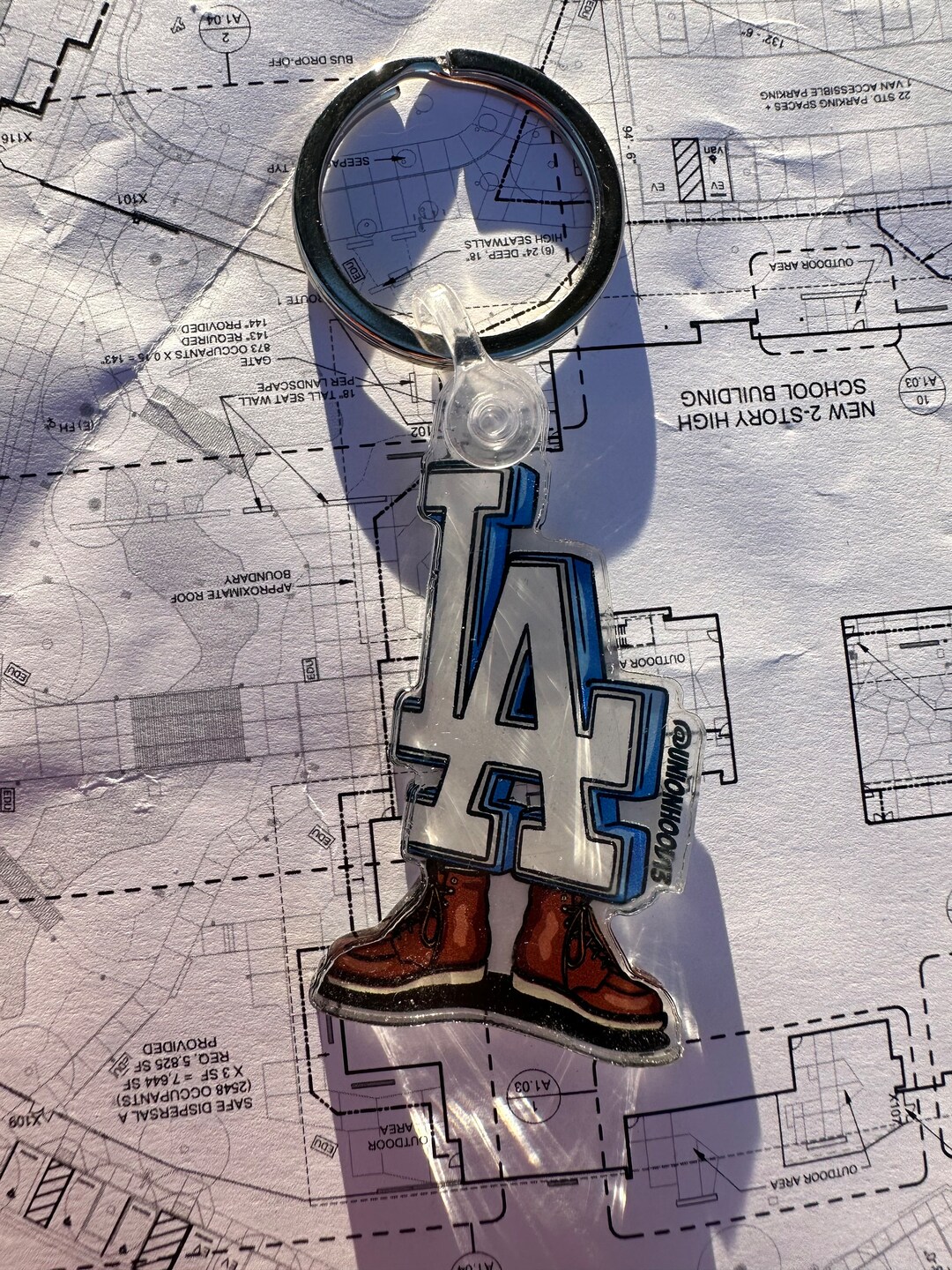 LA Keychain|los Angeles|custom Keychain - Etsy