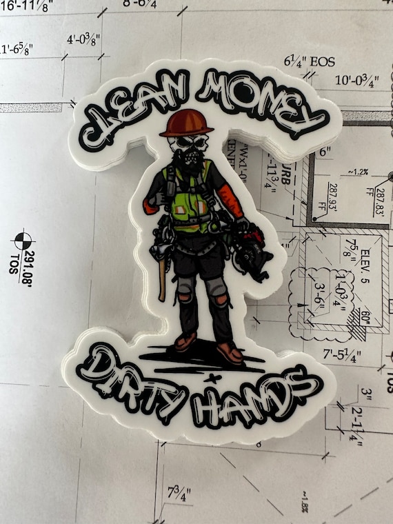 Clean Money Sticker