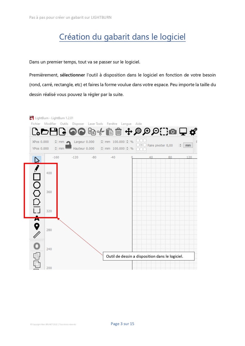 Guide to Creating Templates on Lightburn - Etsy