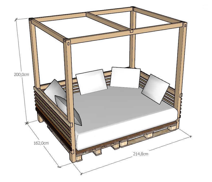 DIY Sunbathing / Outdoor Bed - Etsy